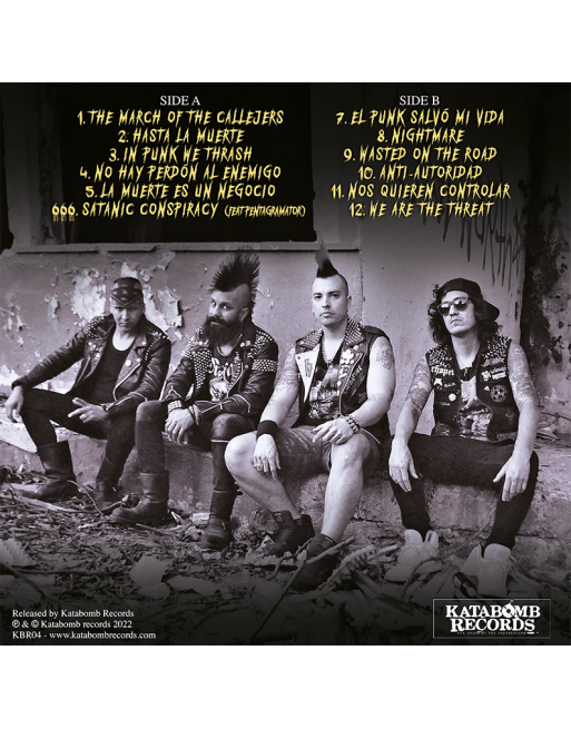 ACIDEZ "In Punk we Thrash" (LP)